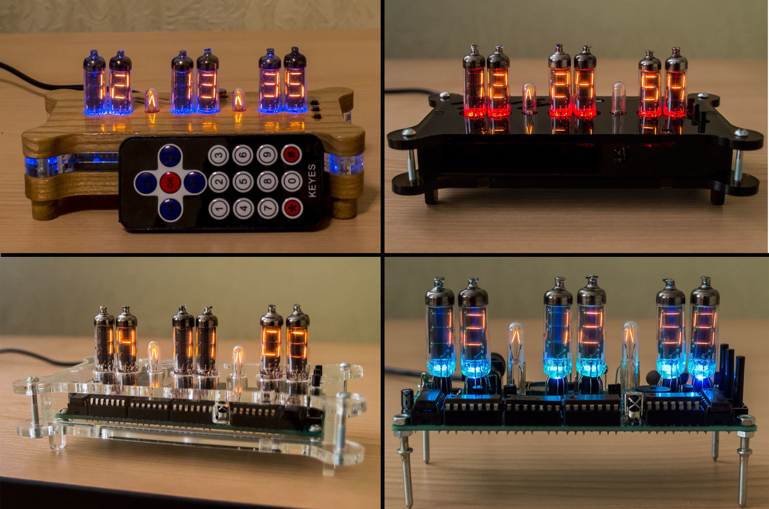 Numitron IV-9 desk clock